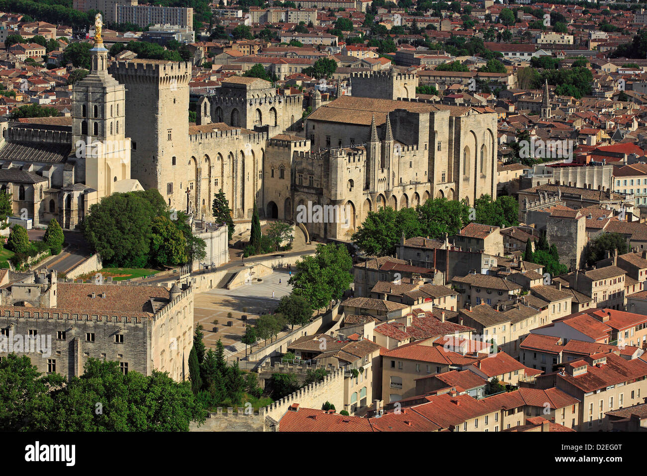 France, Vaucluse (84), Avignon, the City of the Popes, city of art and ...