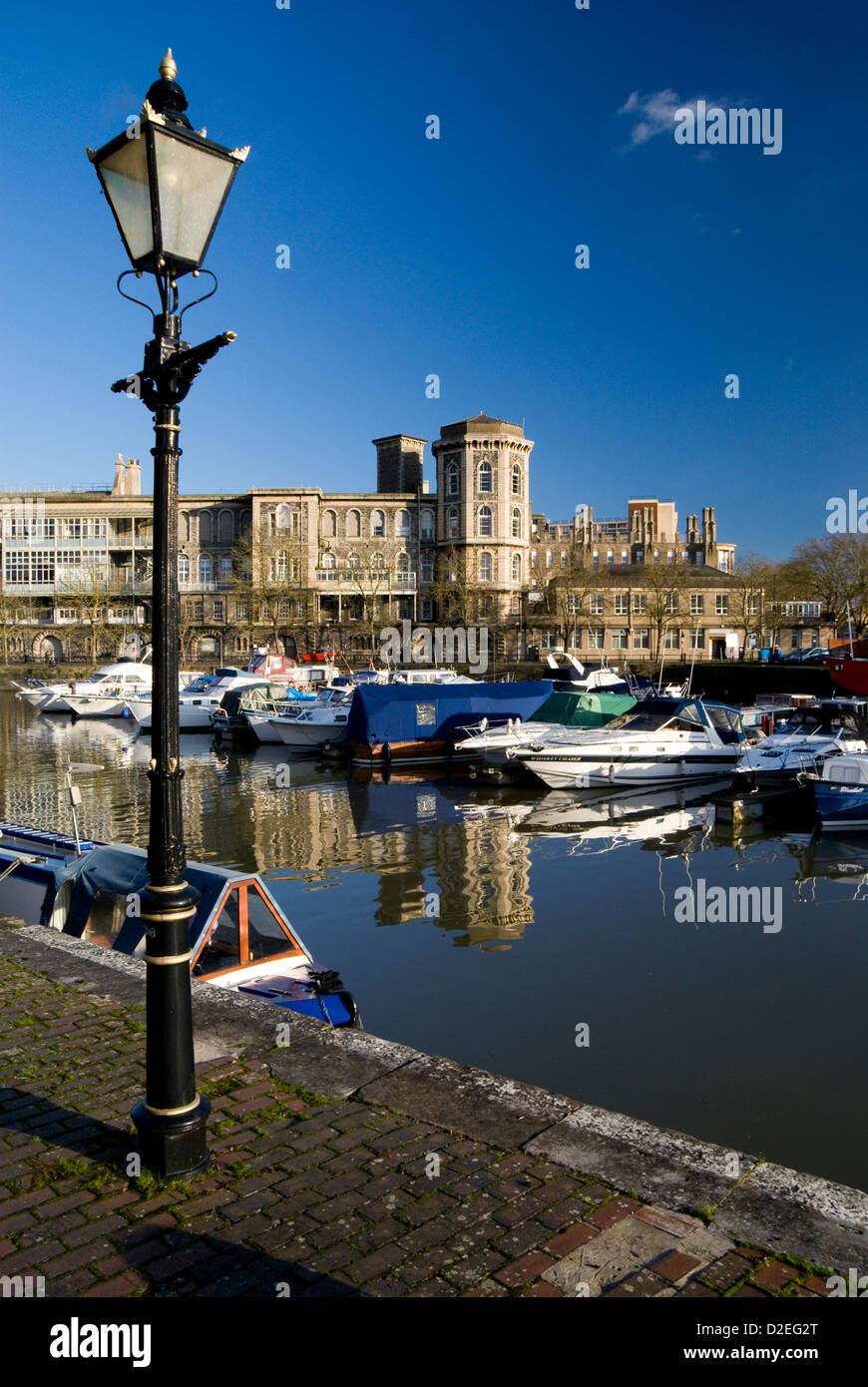 bathurst basin floating harbour bristol england Stock Photo - Alamy