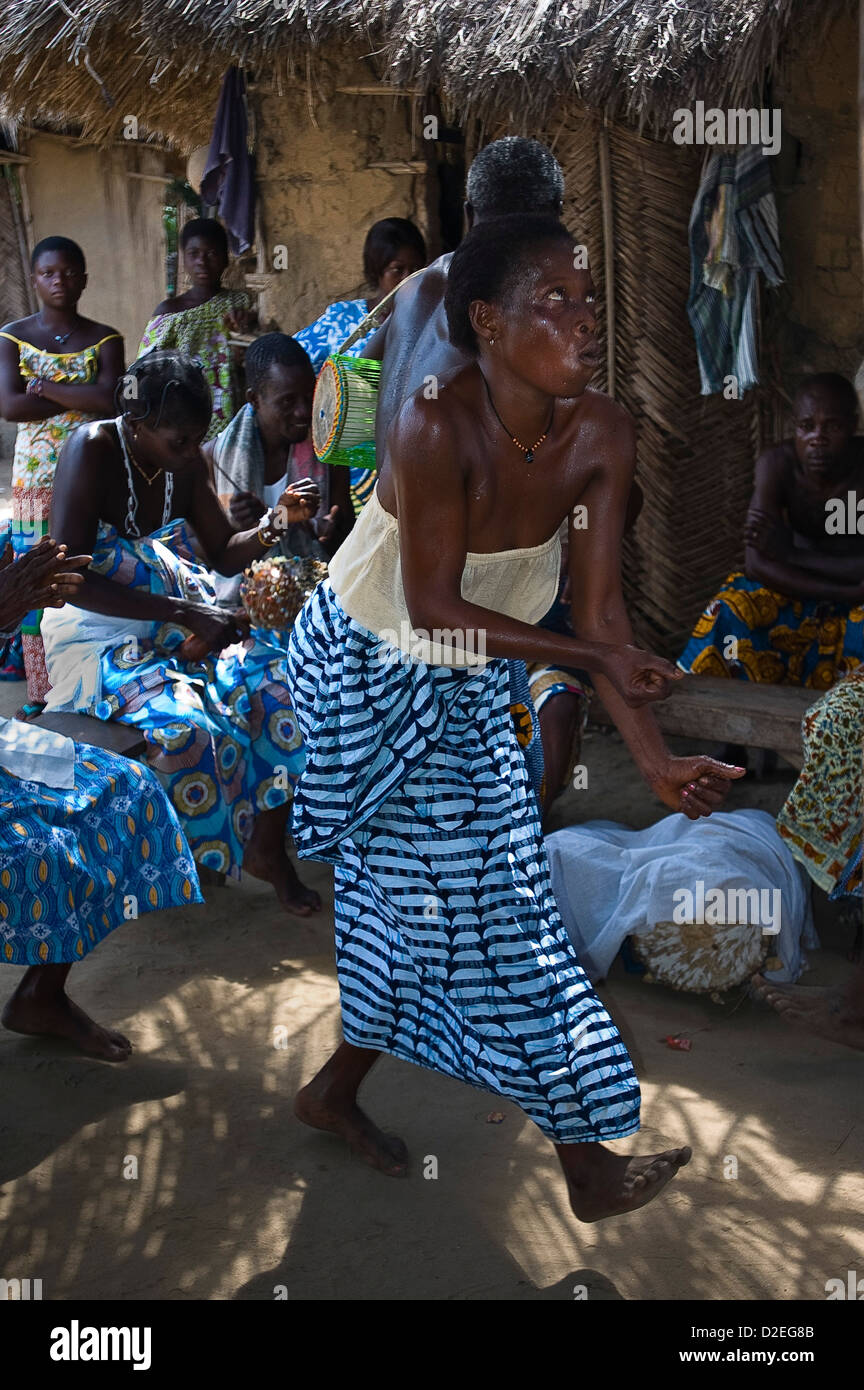 Benin, Mono county, Grand Popo, Tchamba Mami covent, a vadounsi ...