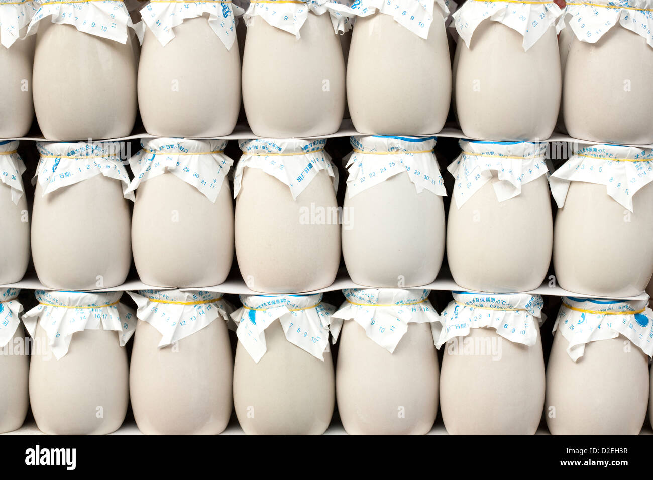 Chinese traditional yogurt Stock Photo - Alamy