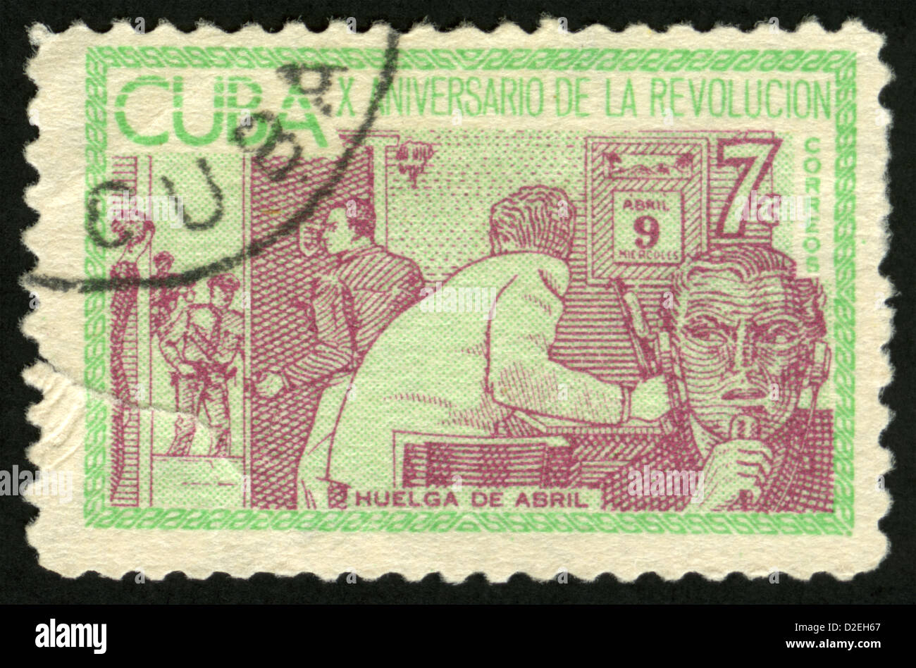 Cuban revolution stamps hi-res stock photography and images - Alamy