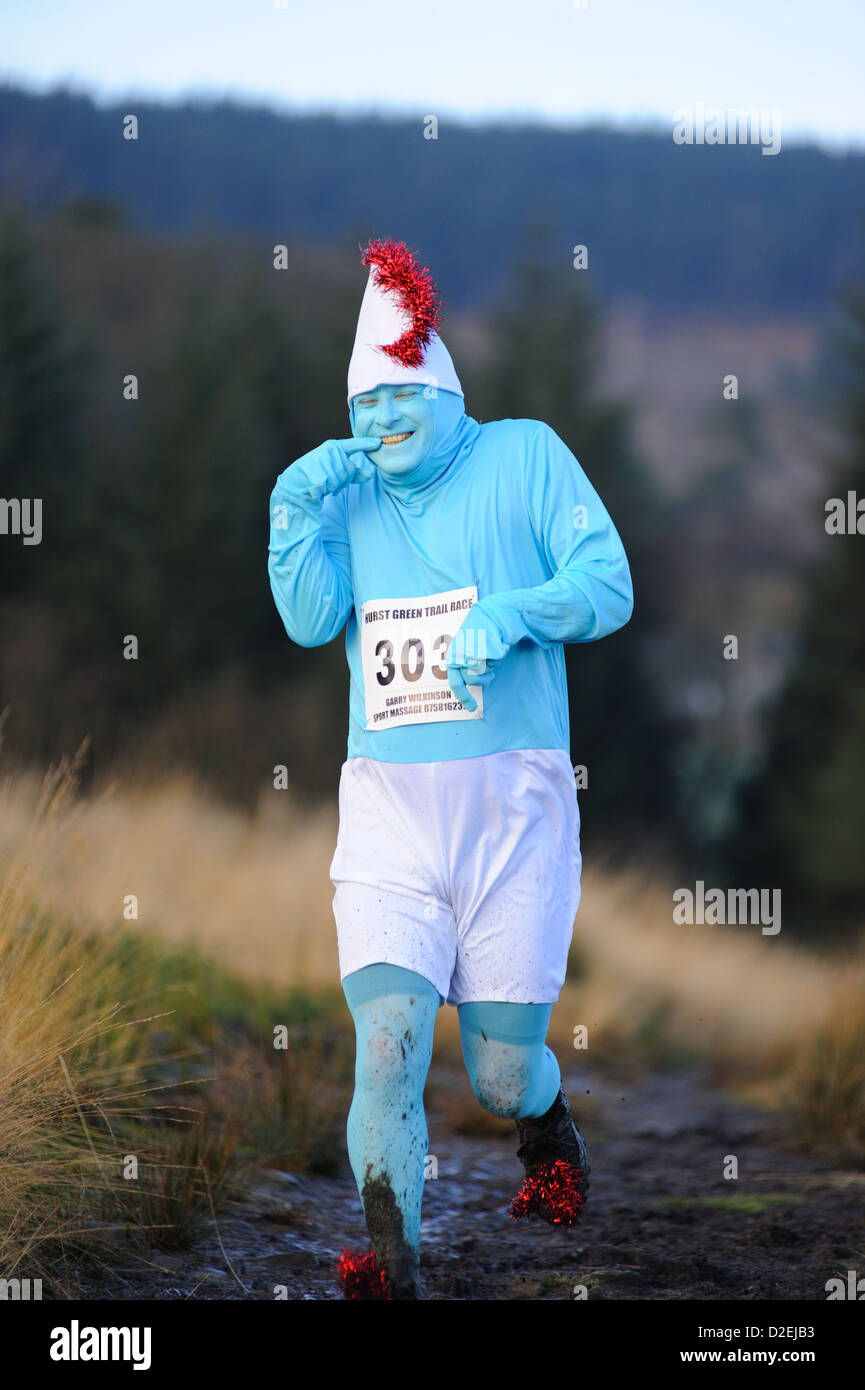 trail runner in fancy dress Stock Photo - Alamy
