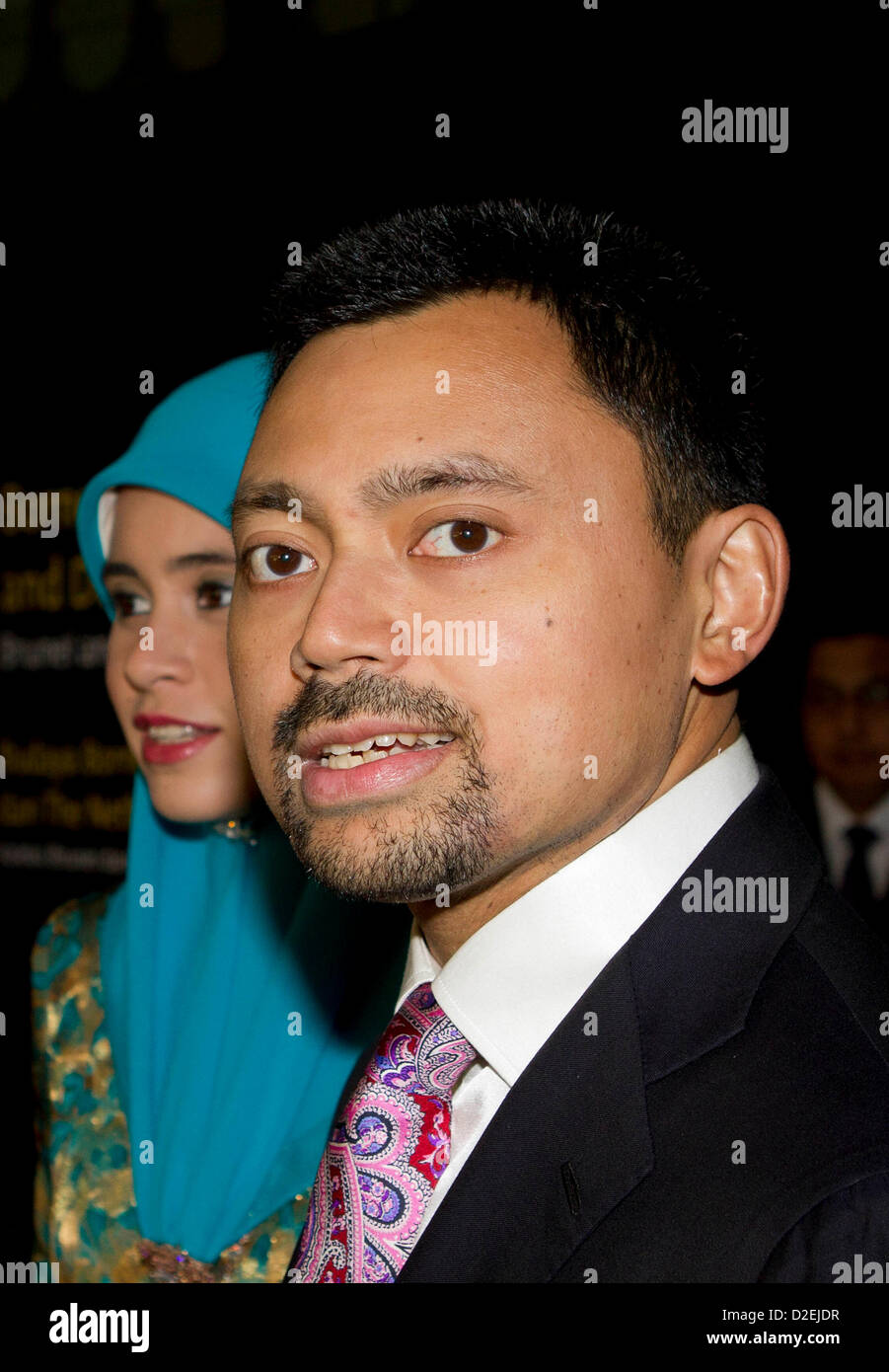 Crown prince billah and princess sarah of brunei hi-res stock ...
