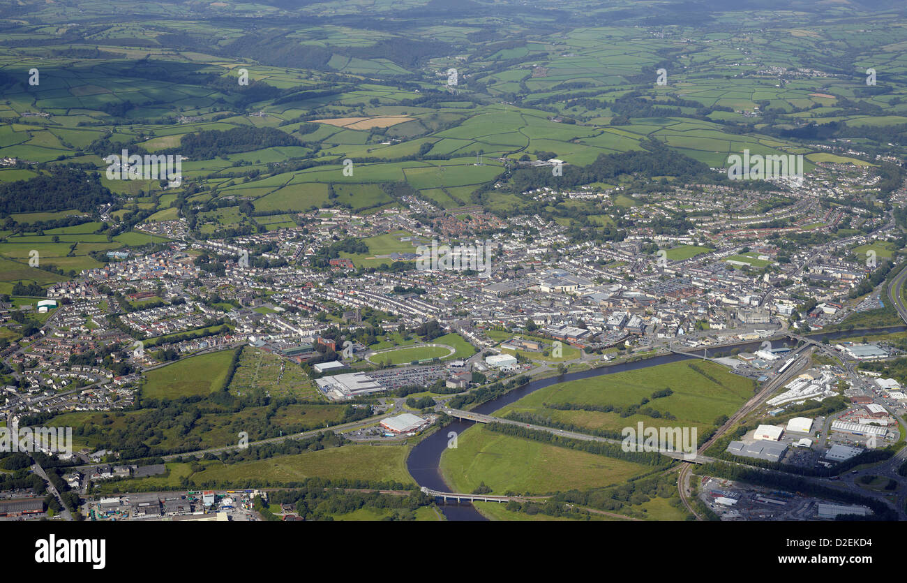 Carmarthen town centre hi-res stock photography and images - Alamy