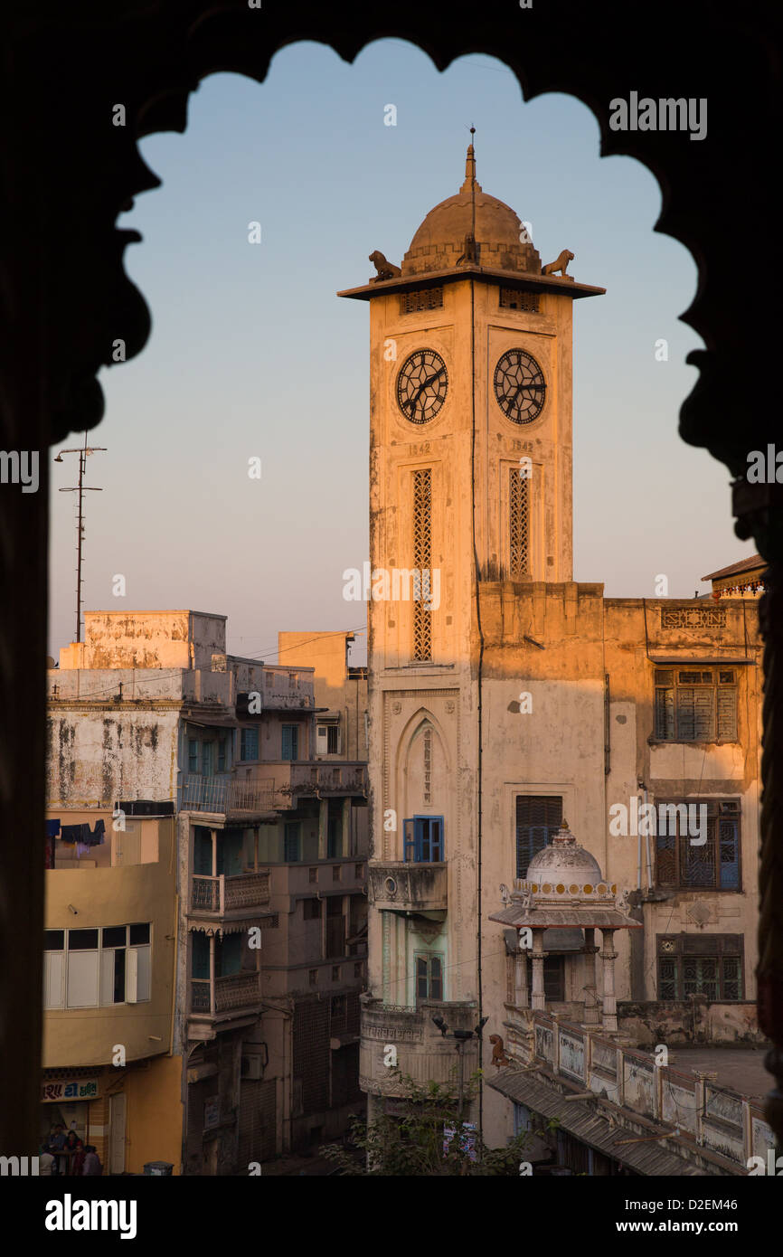 Clock tower gujarat india hi-res stock photography and images - Alamy
