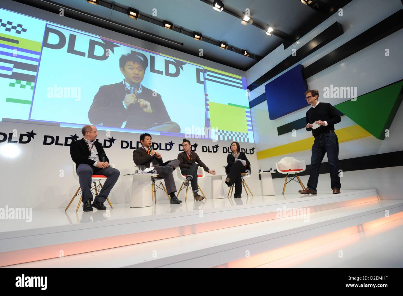 MUNICH/GERMANY - JANUARY 21: (l-r) Duncan Clark, Steven Goh, Kevin Lee, Kitty Lun and Thomas ...