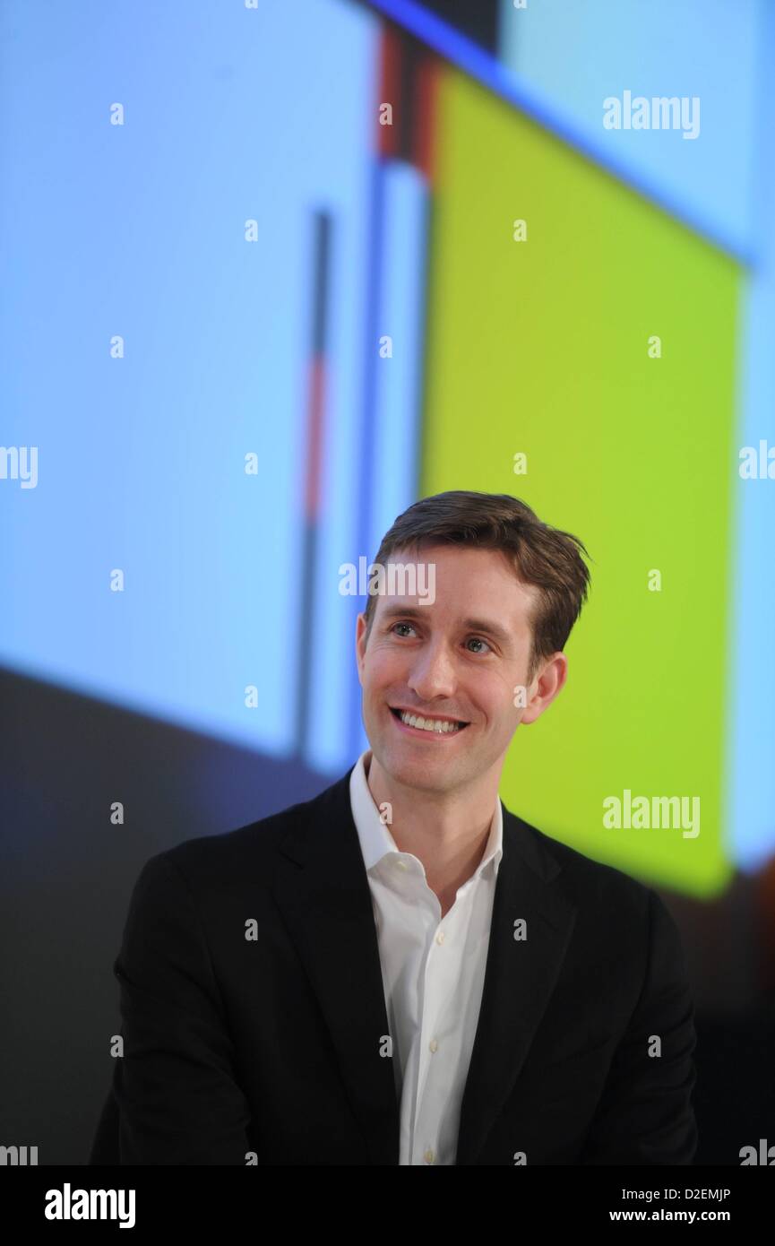MUNICH/GERMANY - JANUARY 21: Michael Rubenstein (AppNexus) smiles on ...