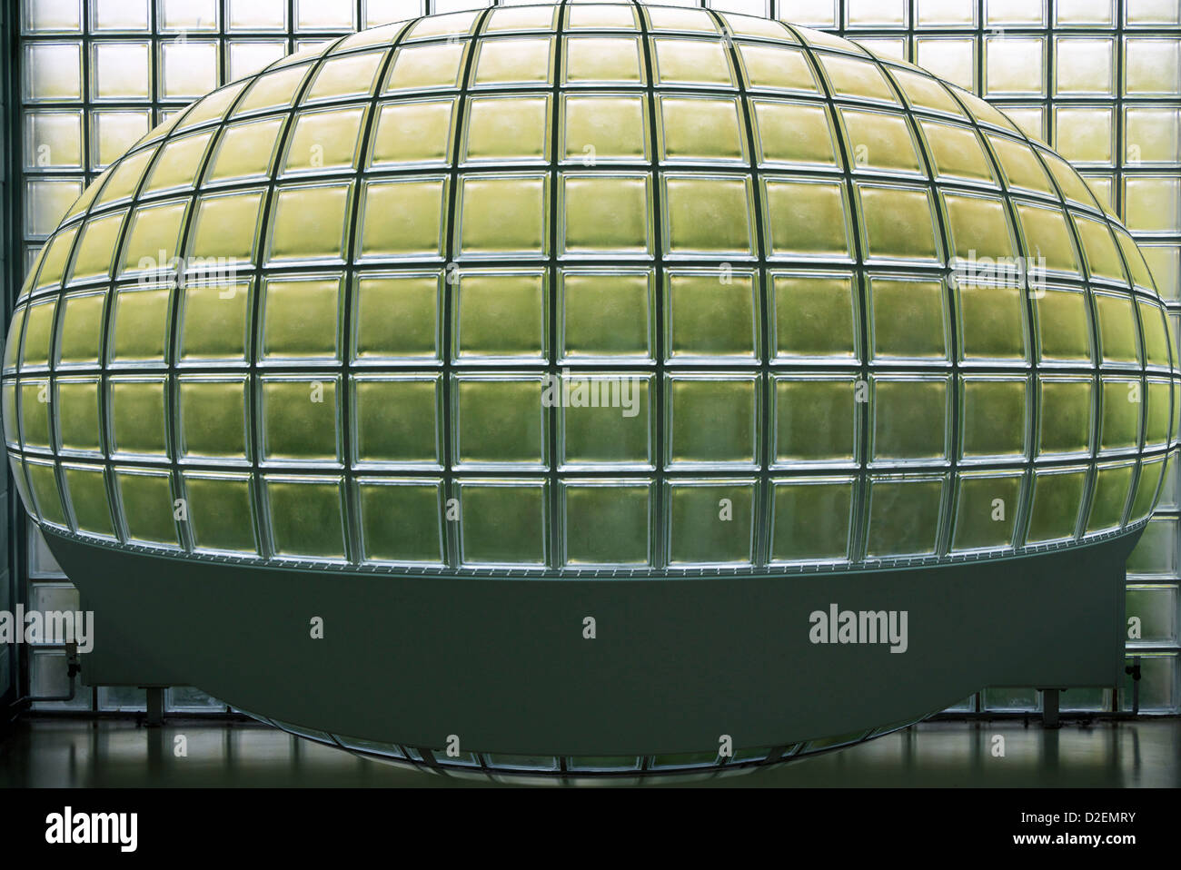 Blimp shaped glass blocks Stock Photo - Alamy