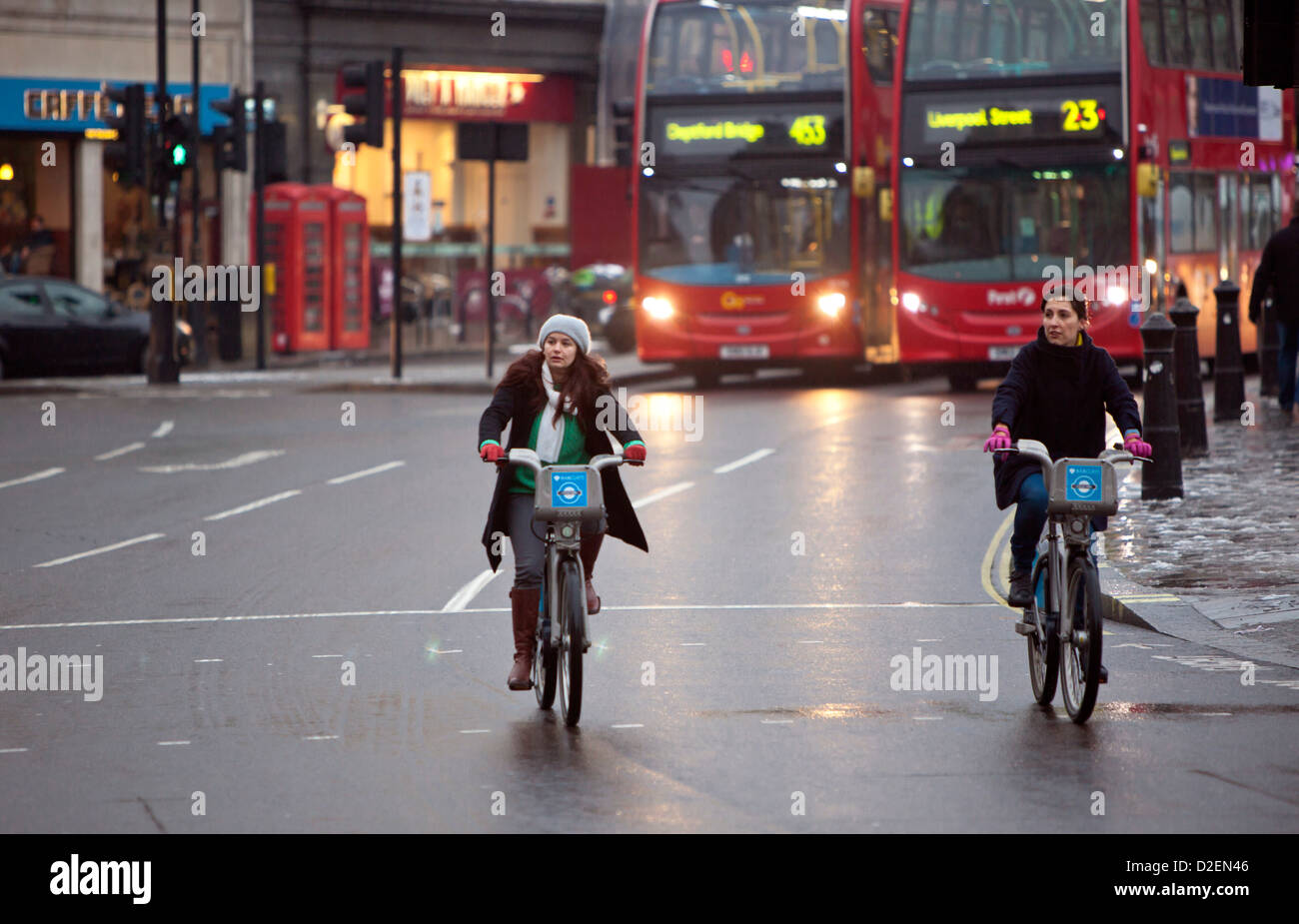 Bicycle Tour London Not Racing High Resolution Stock Photography and ...