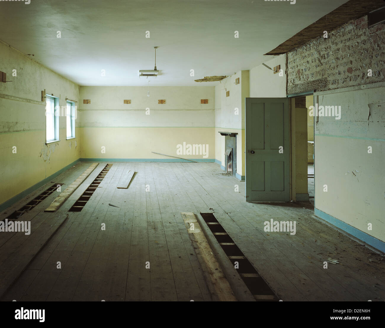 Room in abandoned workhouse hospital Stock Photo - Alamy