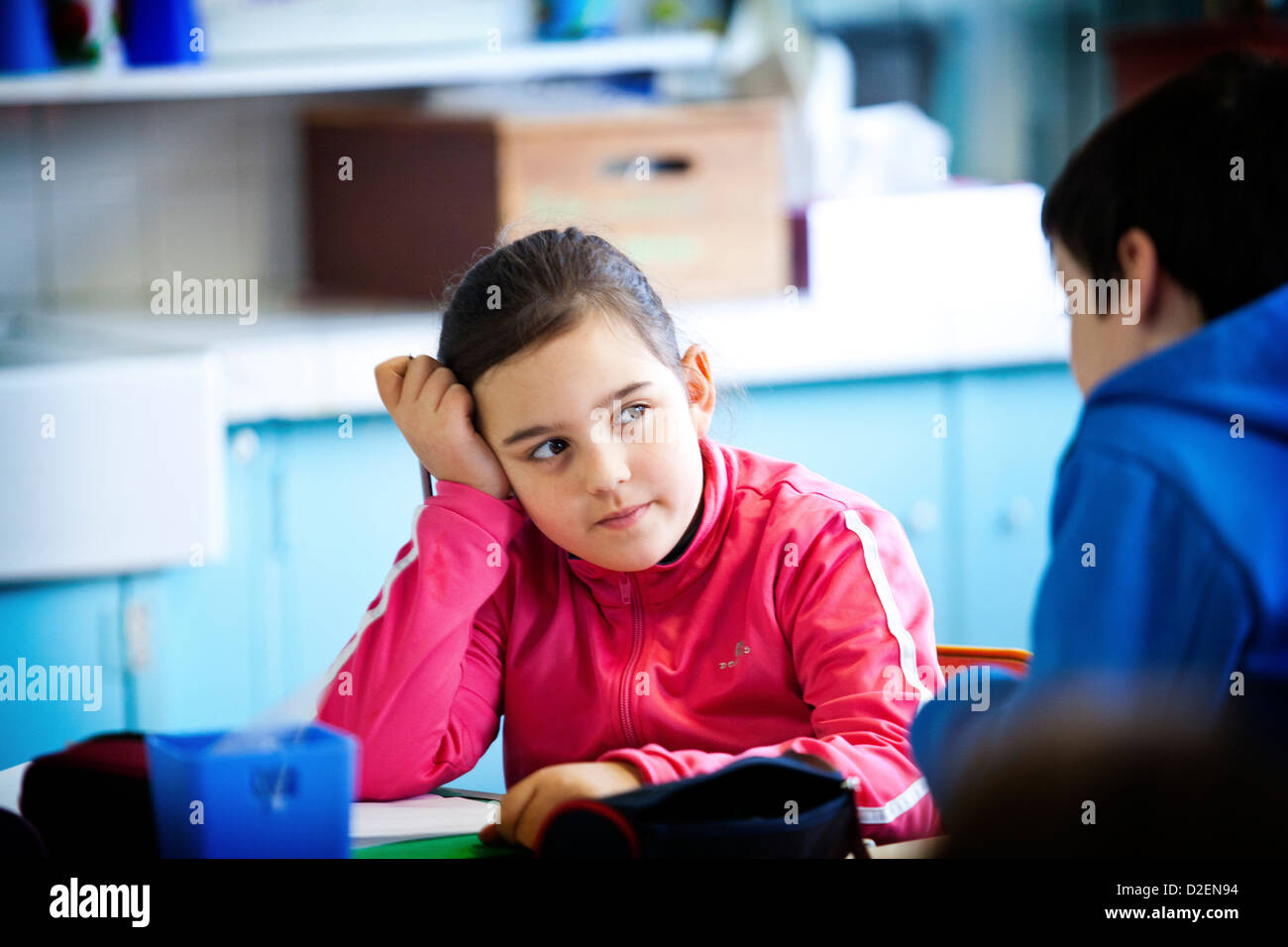 PRIMARY SCHOOL CLASS Stock Photo - Alamy