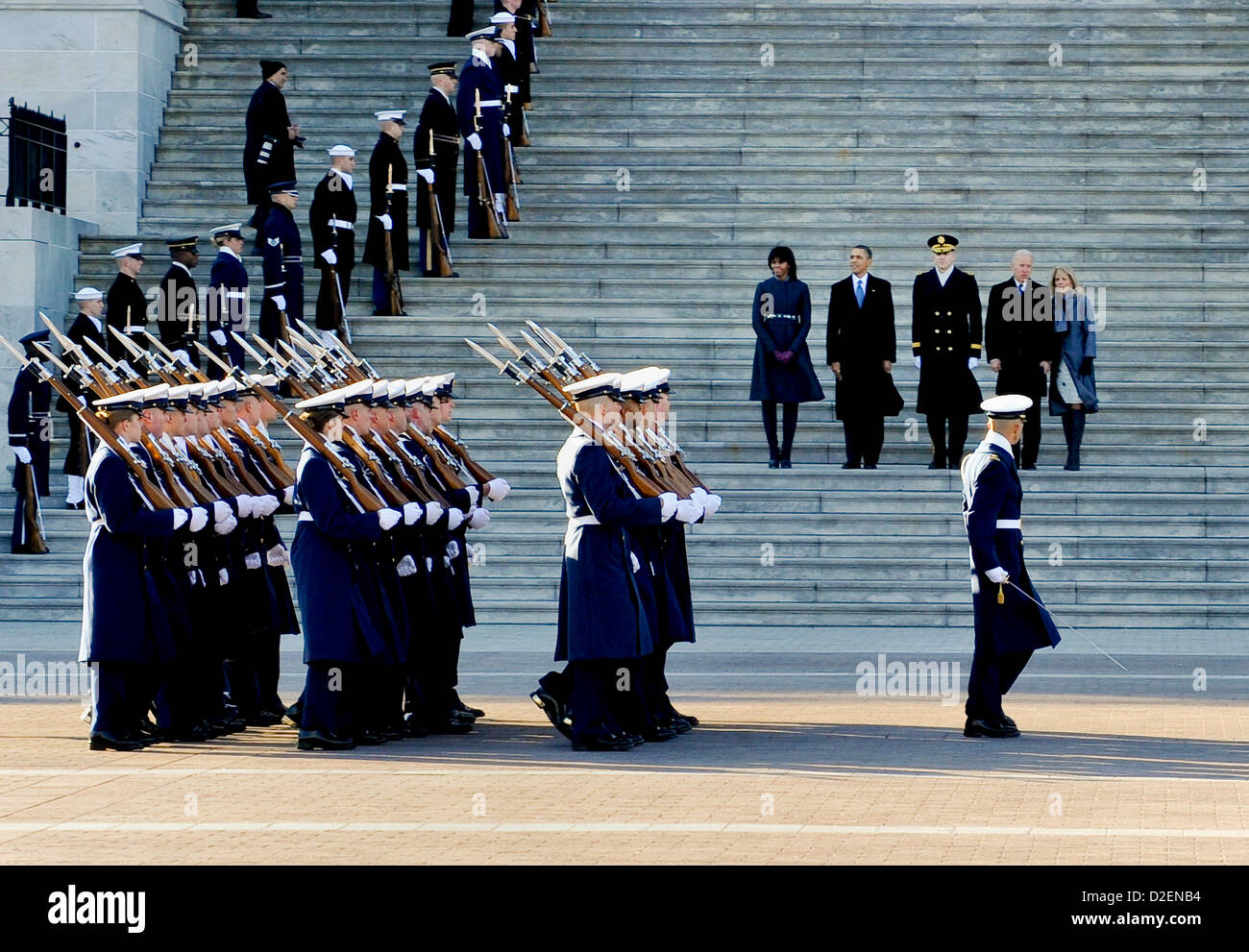 Us coast guard honor guard hi-res stock photography and images - Alamy