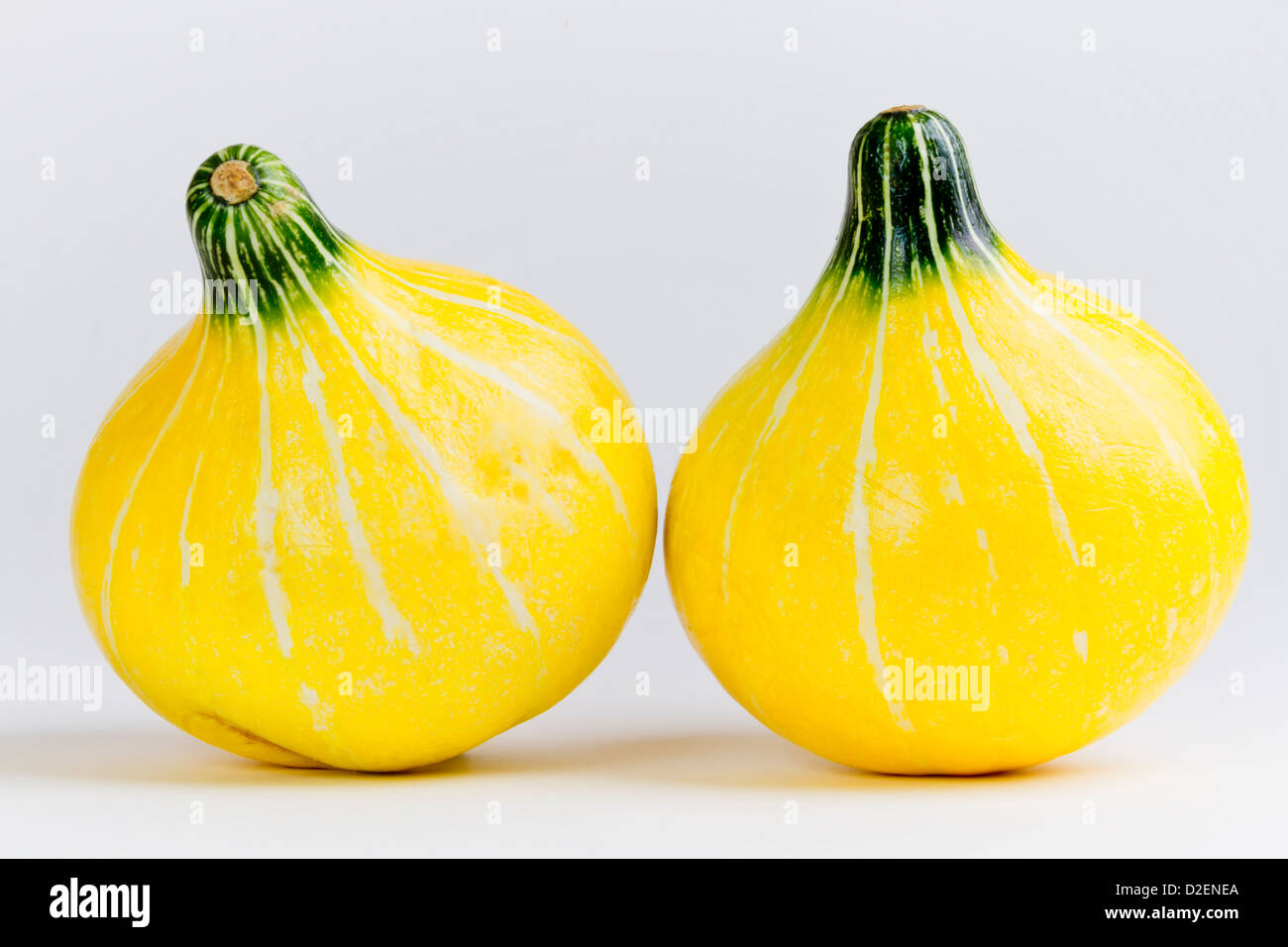 Pair of yellow gourds Stock Photo - Alamy