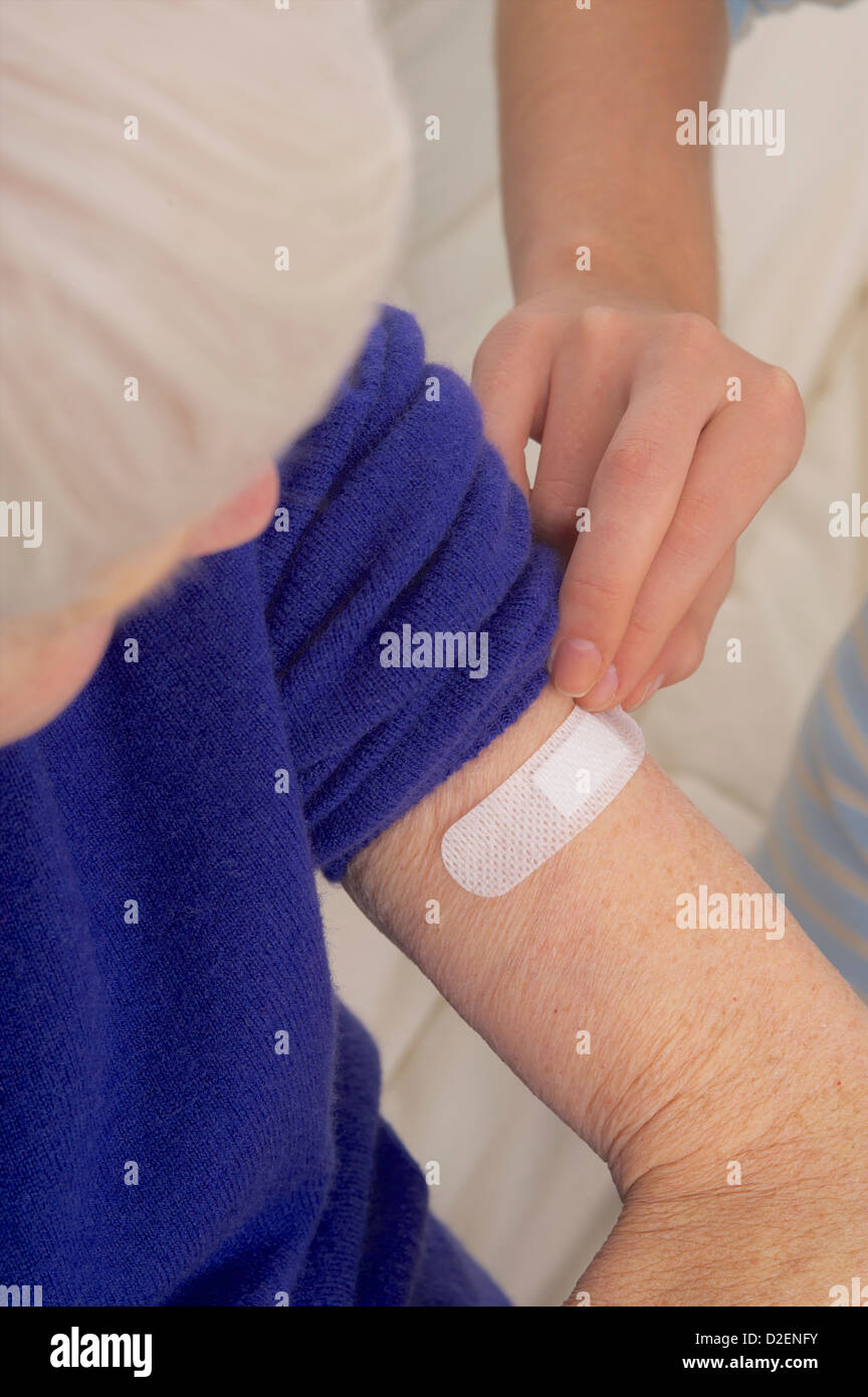 ELDERLY PERSON DRESSING Stock Photo - Alamy