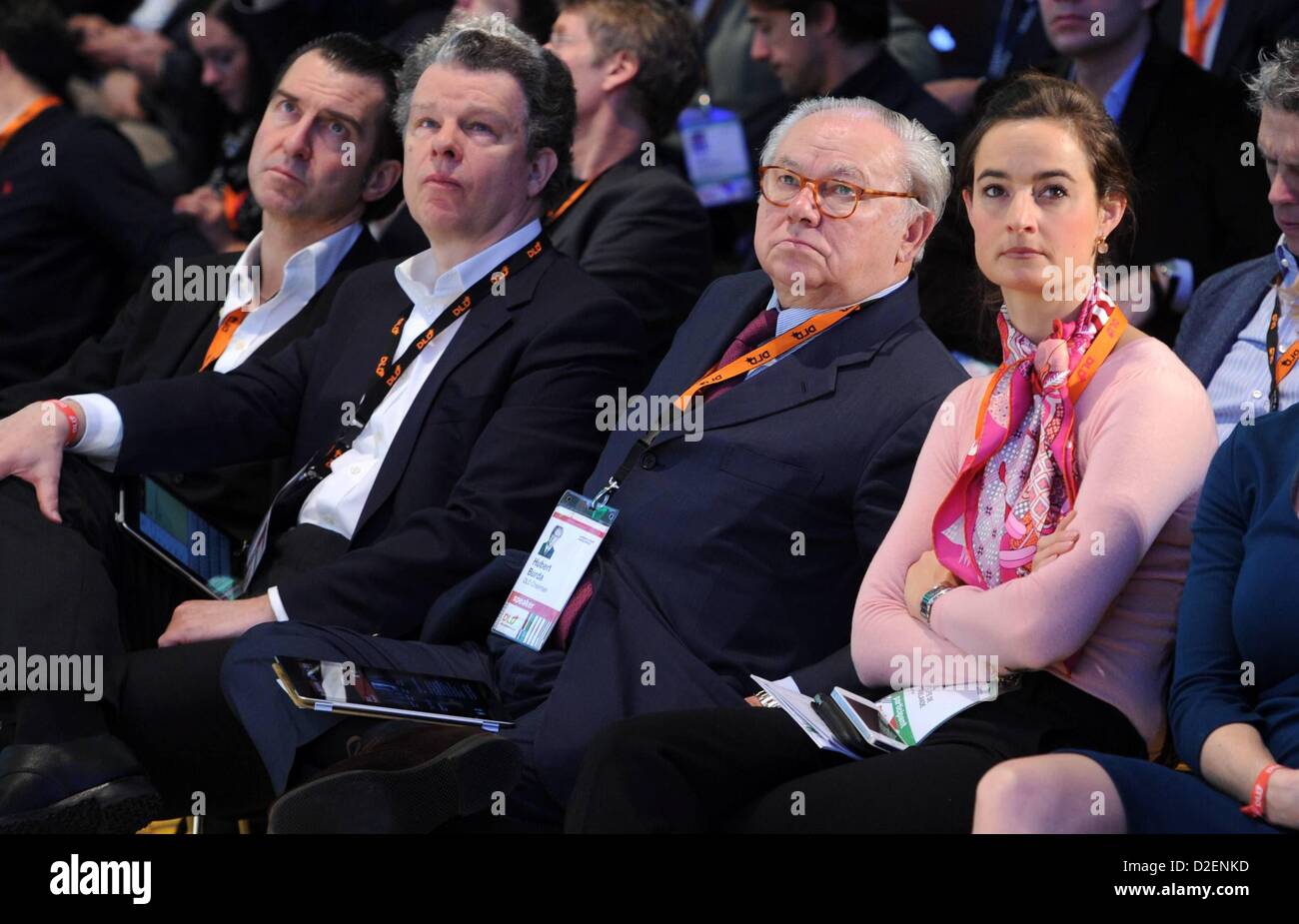 MUNICH/GERMANY - JANUARY 22: (l-r) Philipp Welte, Paul-Berhard Kallen ...