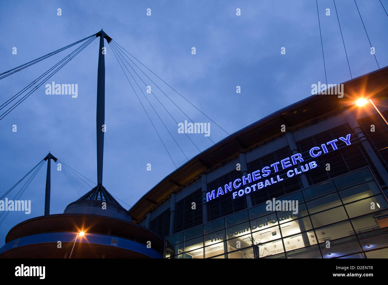 City manchester stadium construction hi-res stock photography and ...