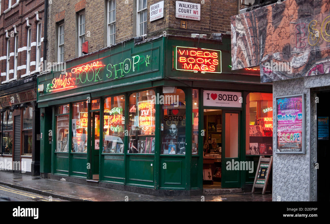 Soho's original bookshop, London, England, UK Stock Photo - Alamy