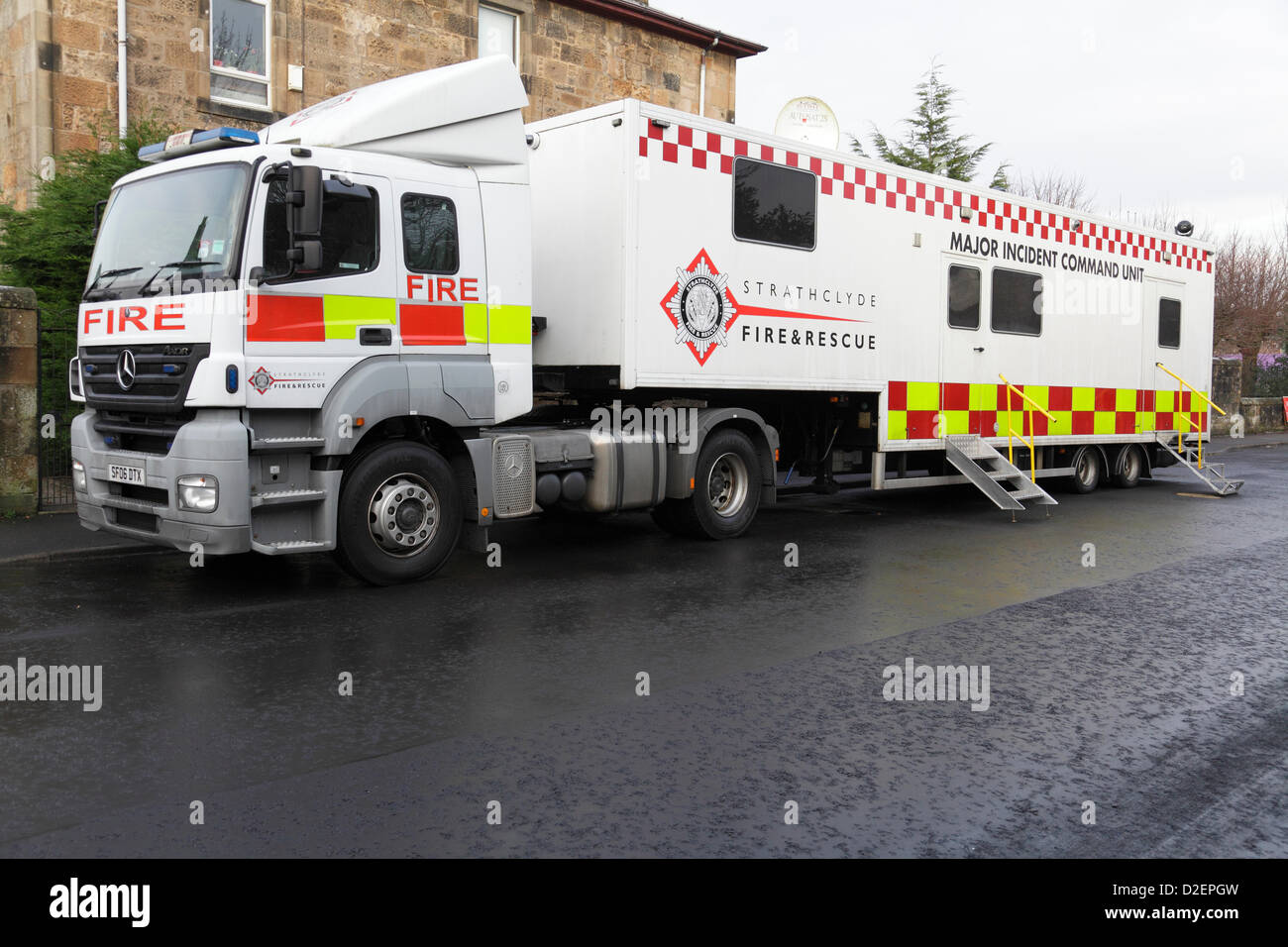 Fire incident support vehicle hi-res stock photography and images - Alamy