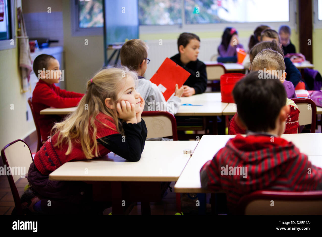 PRIMARY SCHOOL CLASS Stock Photo - Alamy