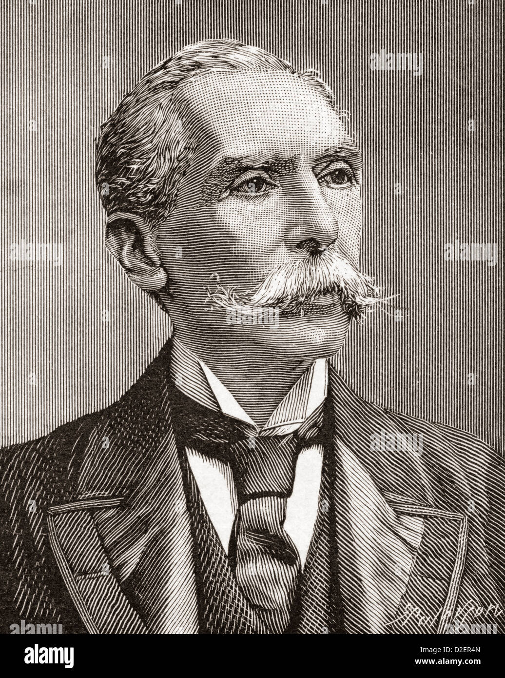 Alfred Austin, 1835 –1913. English Poet Laureate Stock Photo - Alamy