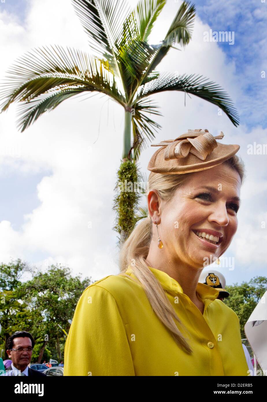 Dutch Princess Maxima visits the headquarters of Brunei Shell Petroleum ...