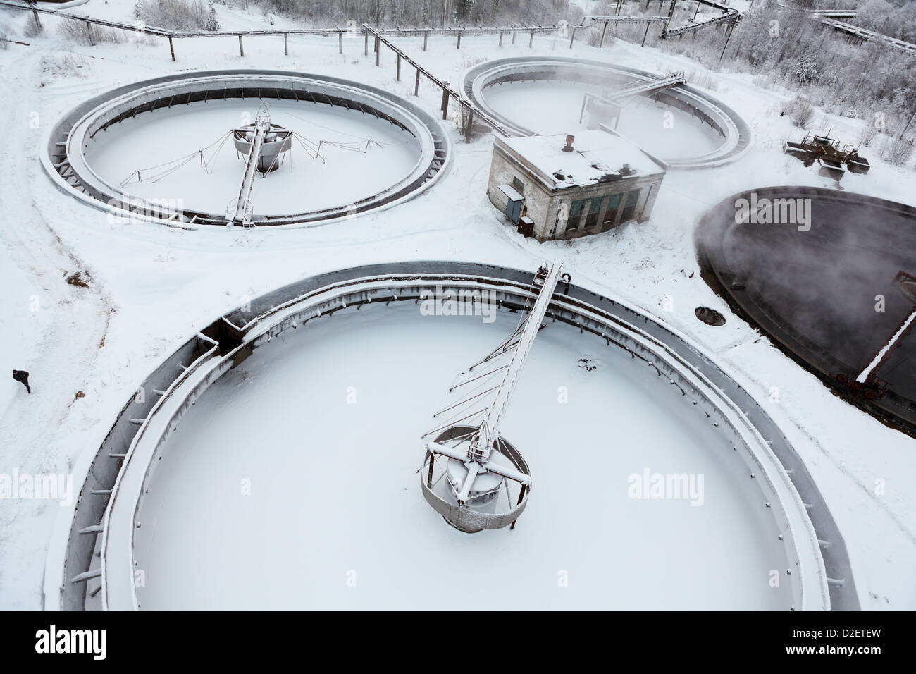 Empty Sewage Treatment Plant High Resolution Stock Photography and ...