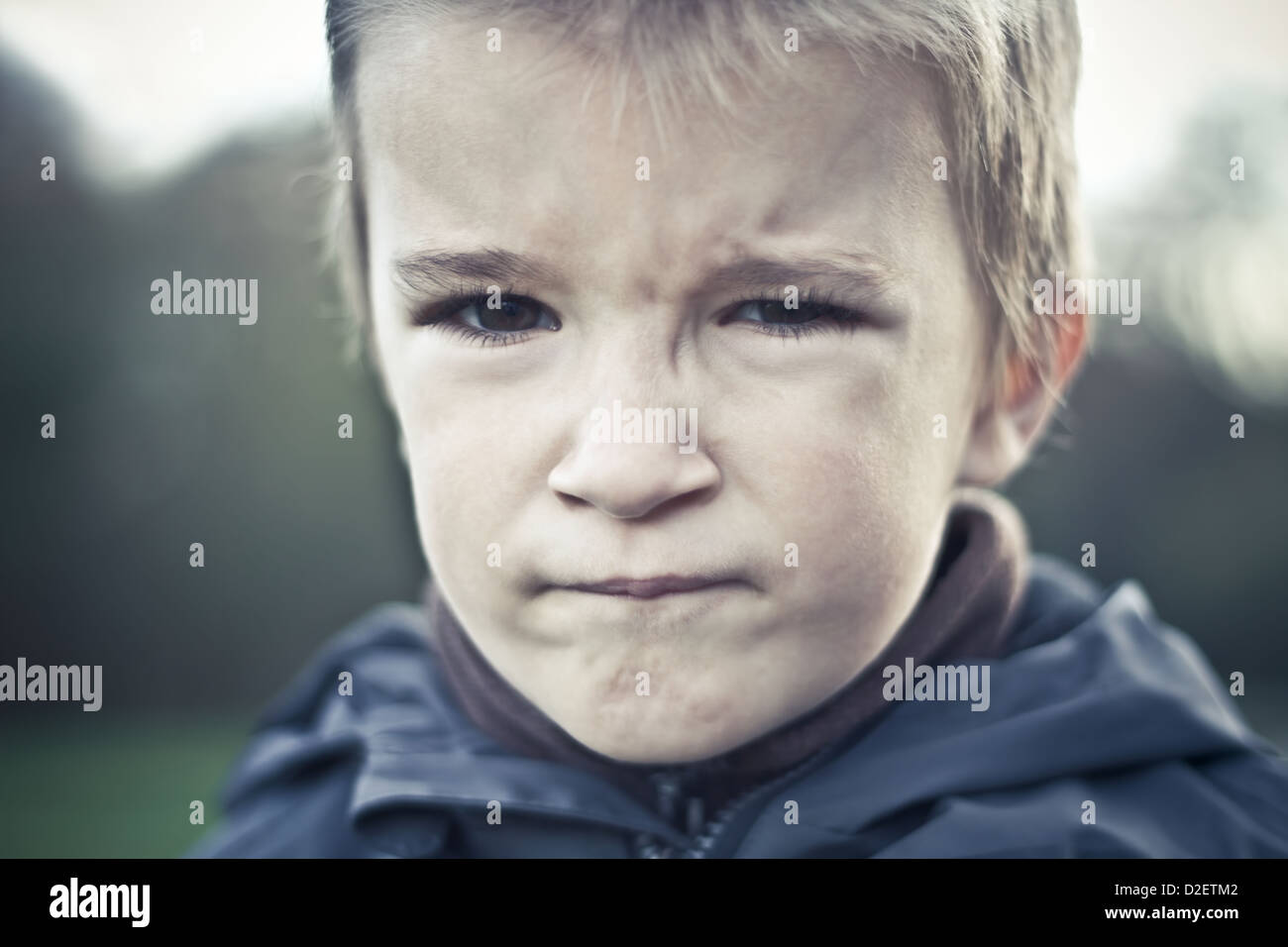 Boy portrait sullen hi-res stock photography and images - Alamy