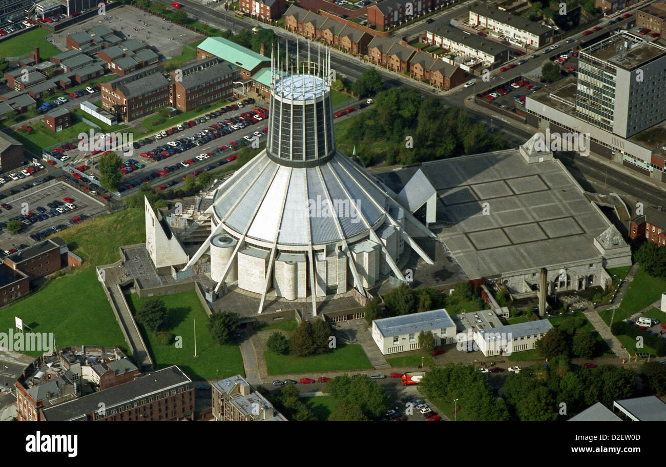 aerial view of the Catholic Metropolitan Cathedral of Christ the King ...