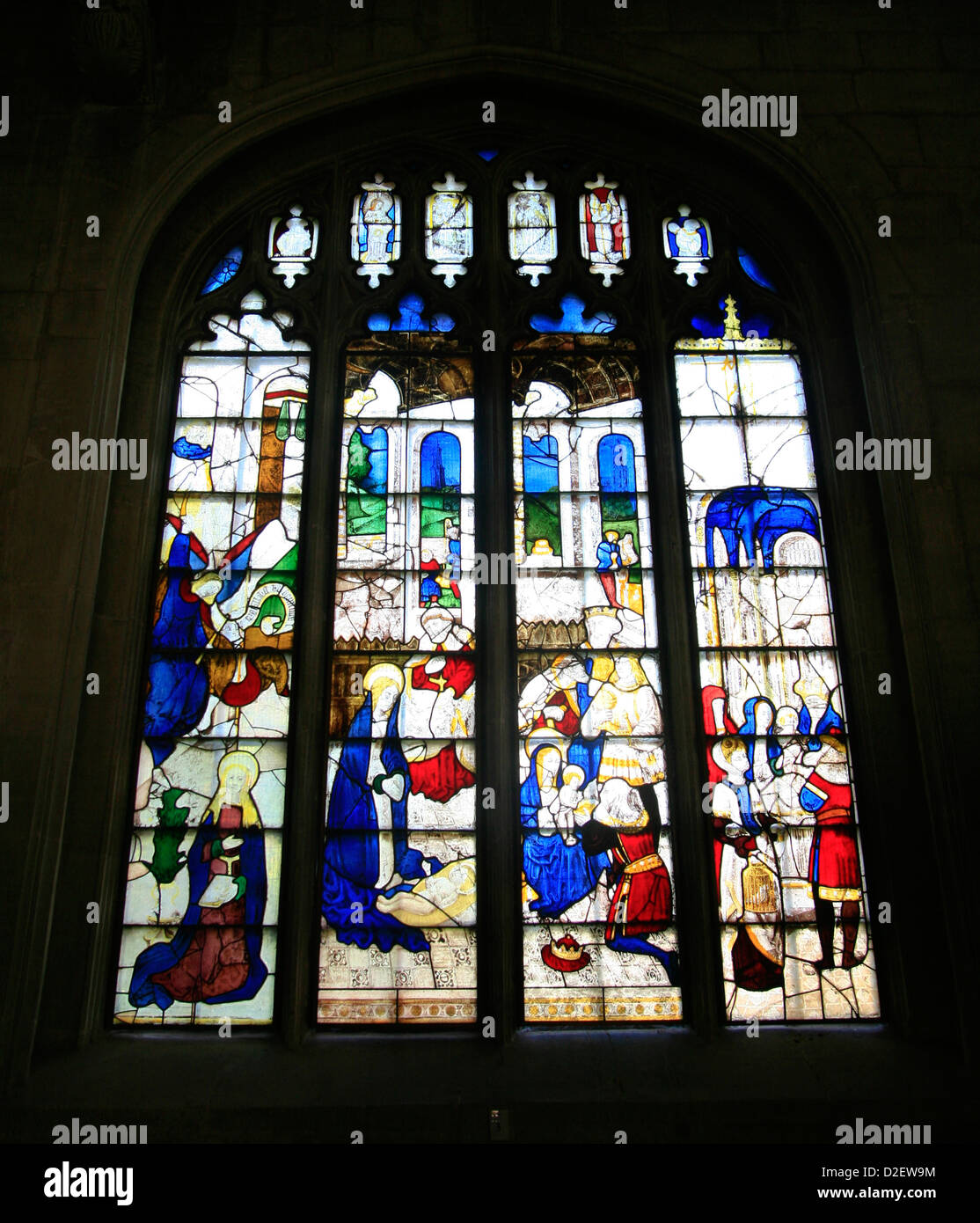 Fairford church, stained glass hi-res stock photography and images - Alamy