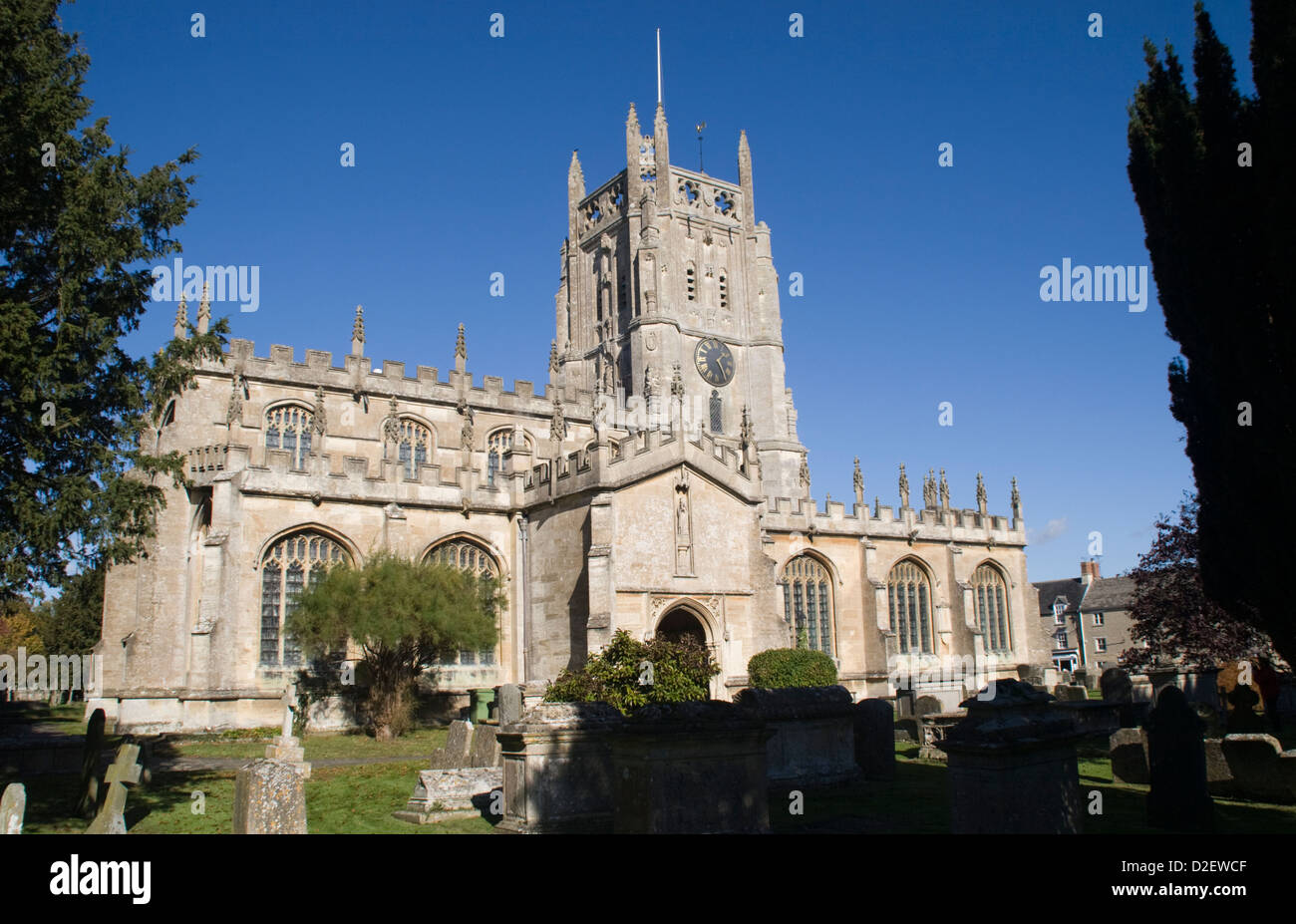 St Marys church Fairford Gloucestershire England UK Stock Photo - Alamy