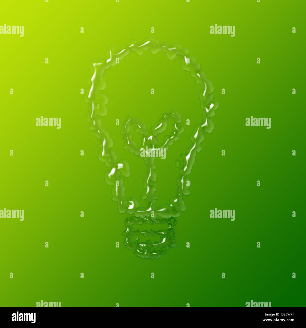bulb form by water drop Stock Photo - Alamy
