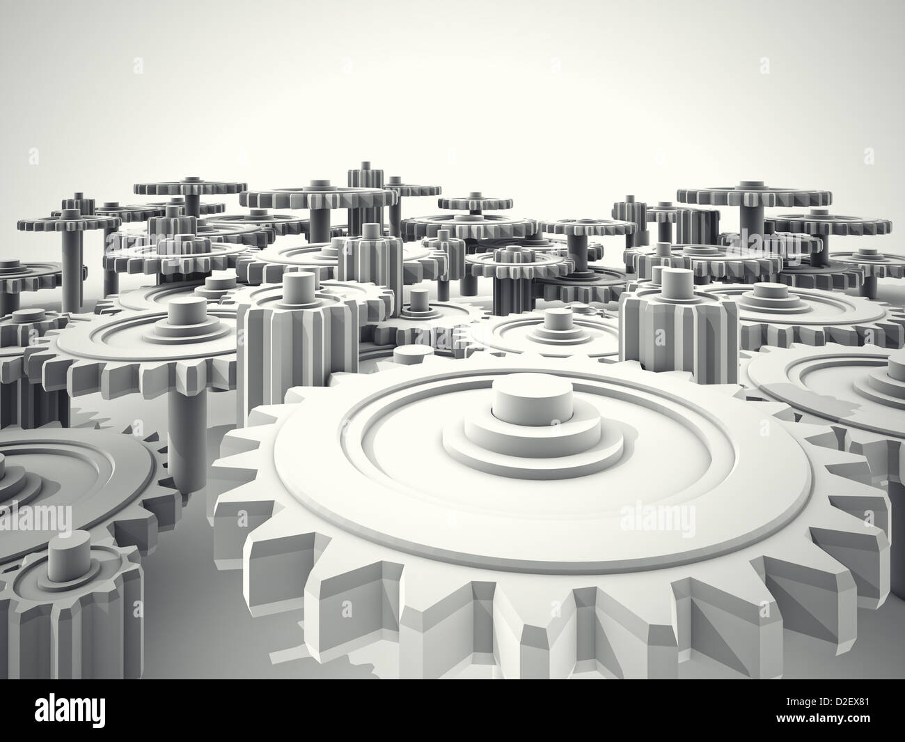 3d image of engine gear background Stock Photo - Alamy