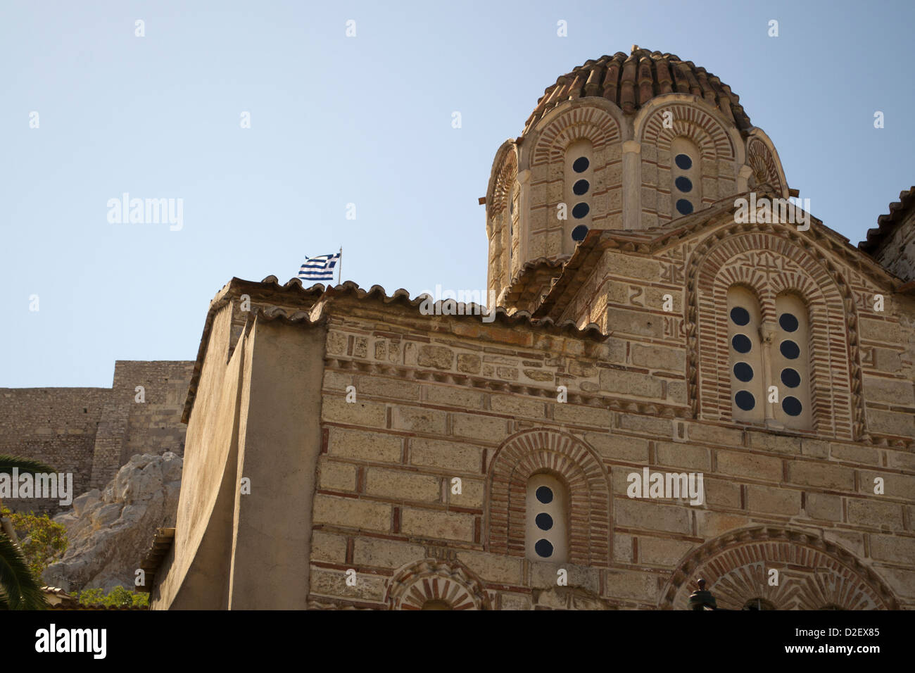 A Greek church in Plaka, Athens Stock Photo - Alamy
