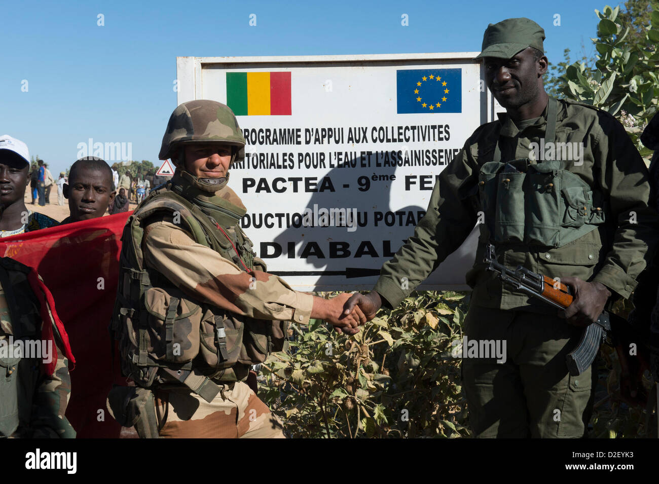 Handout - A handout photograph made available by the French Army ...