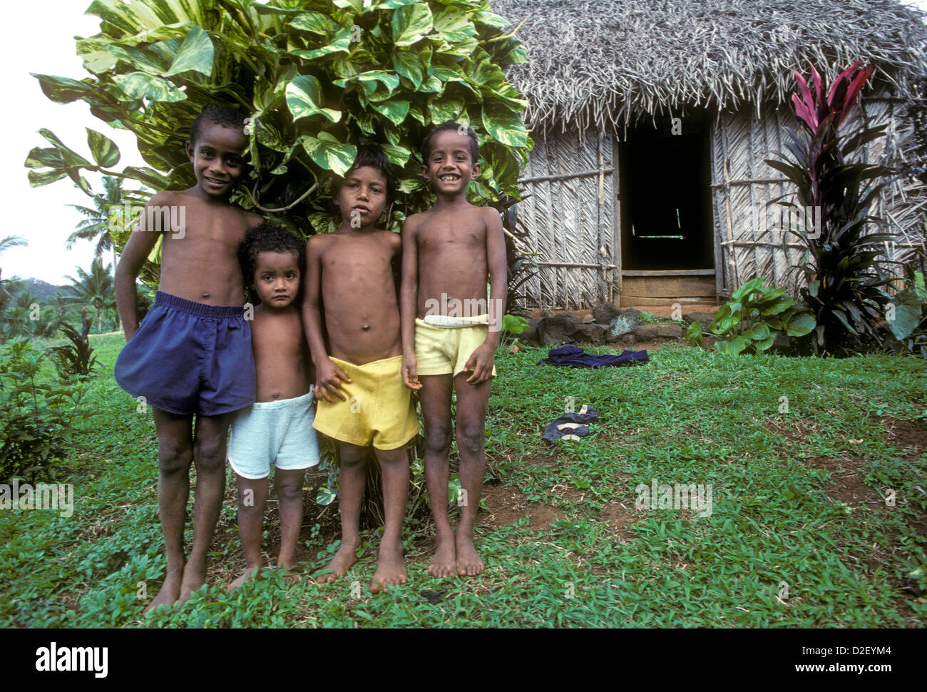 Fijian boys, Fijian, boys, young boys, Vatusogosogo Village ...
