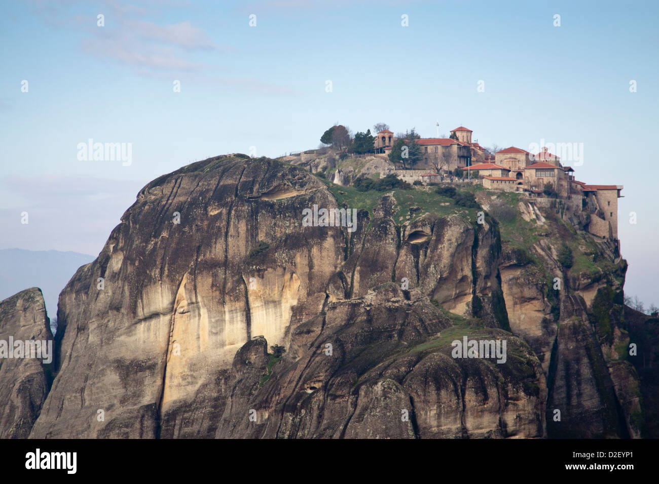 UNESCO World Heritage site Meteora, Greece: Megalo Meteoro Monasteries ...
