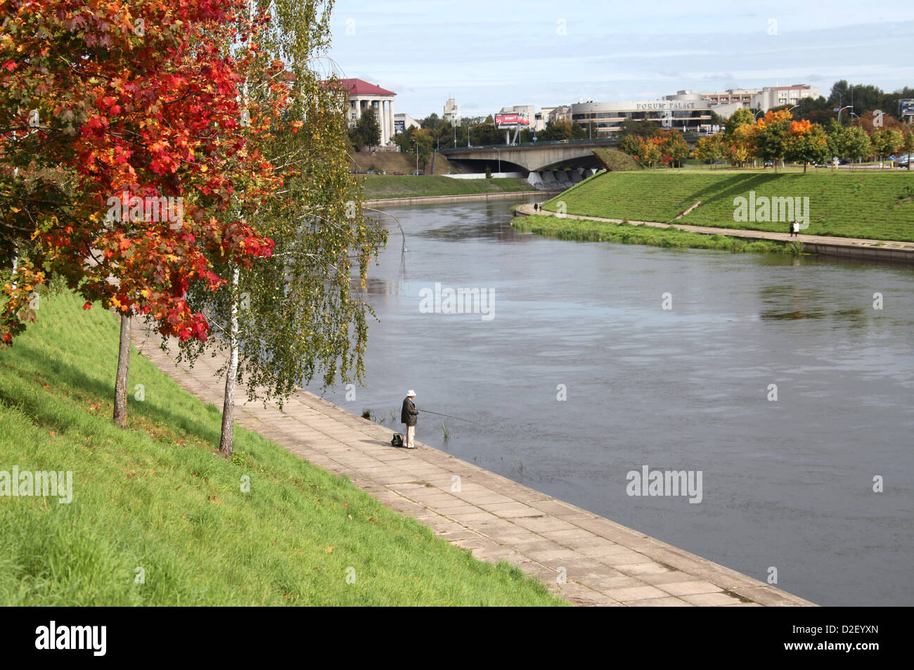 River Neris in the Lithuanian capital city of Vilnius Stock Photo - Alamy