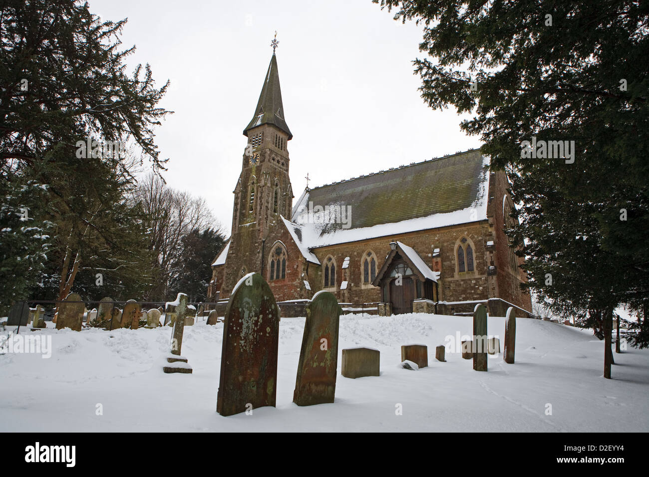 St Mary the Virgin church Ide Hill in Kent Stock Photo - Alamy