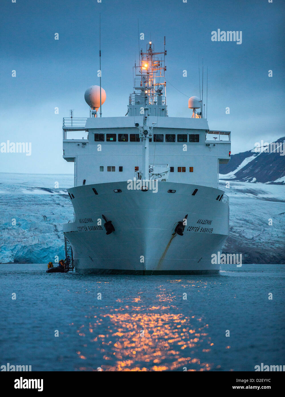 Russian Cruise ship, Svalbard, NorwayAkademik Sergey Vavilov-Russian ...