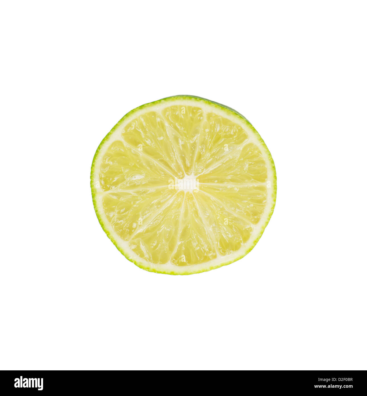 lime slice isolated on white Stock Photo - Alamy