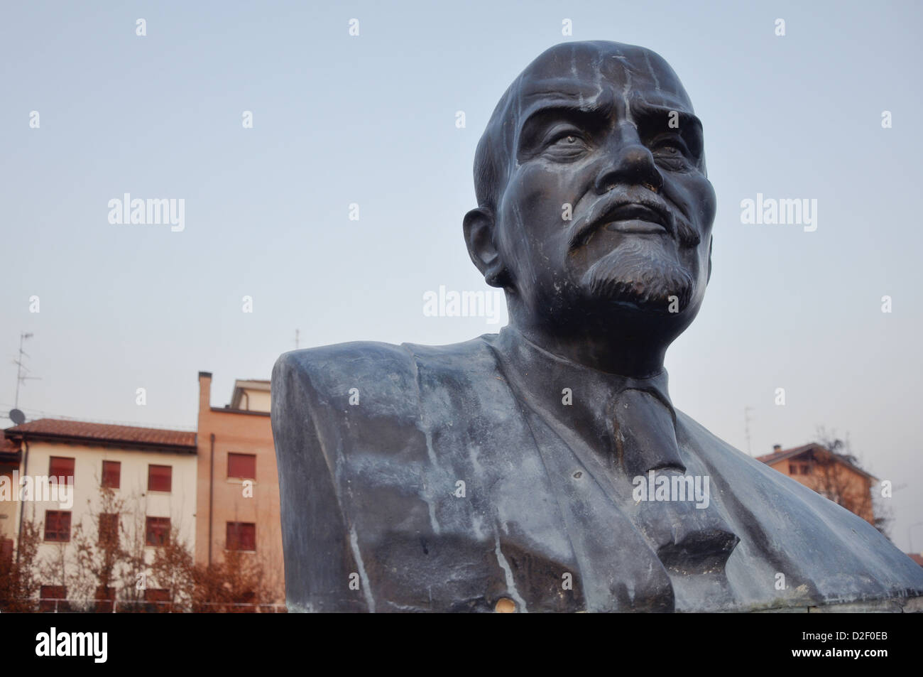 one of the very last monument to Vladimir Lenin in Western Europe ...