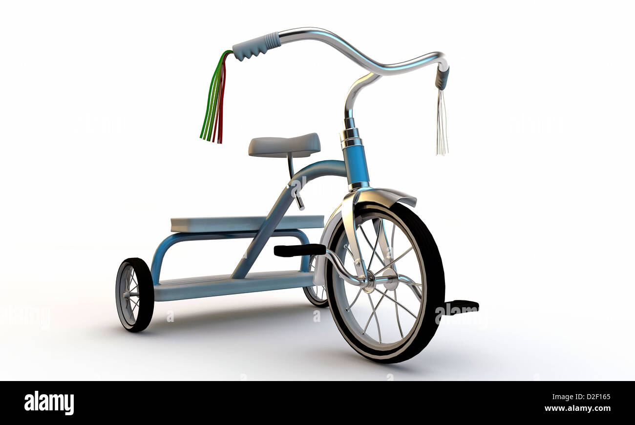 tricycle isolated on white background Stock Photo - Alamy