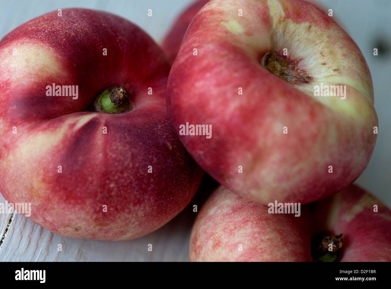 Image of the fruit Flat Nectarines Stock Photo - Alamy