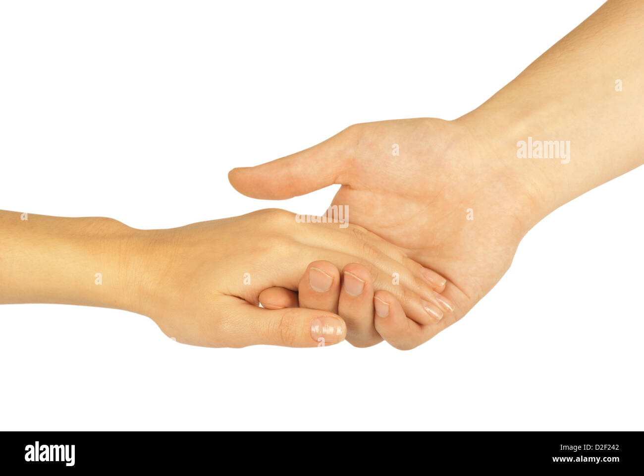 Unrecognizable man woman shaking hands hi-res stock photography and ...
