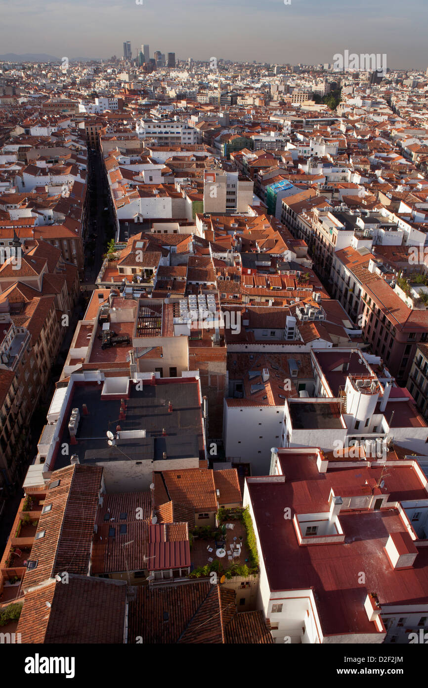 Madrid aerial view map hi-res stock photography and images - Alamy