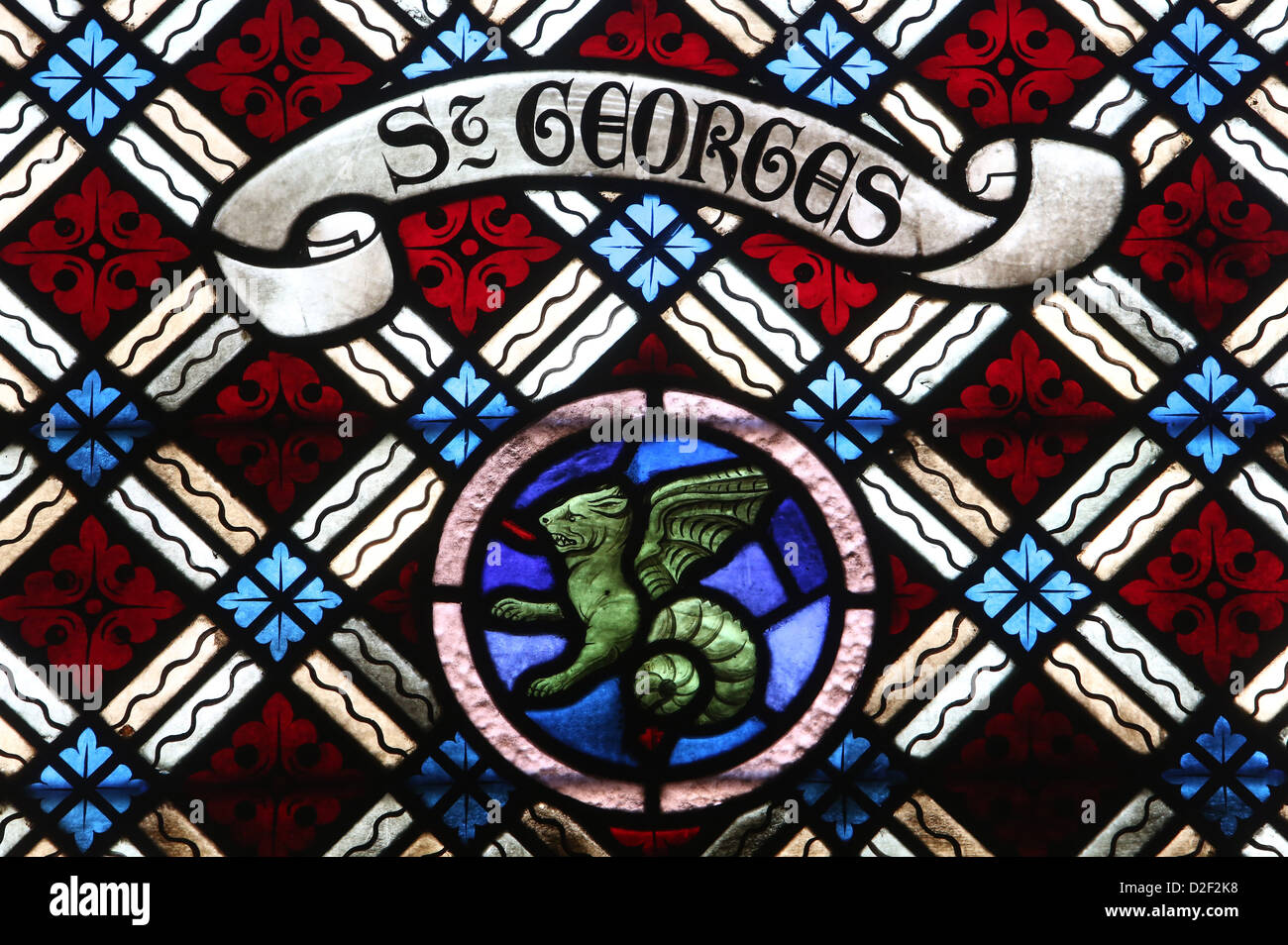 Saint-George's symbol, the dragon. Paris. France Stock Photo - Alamy