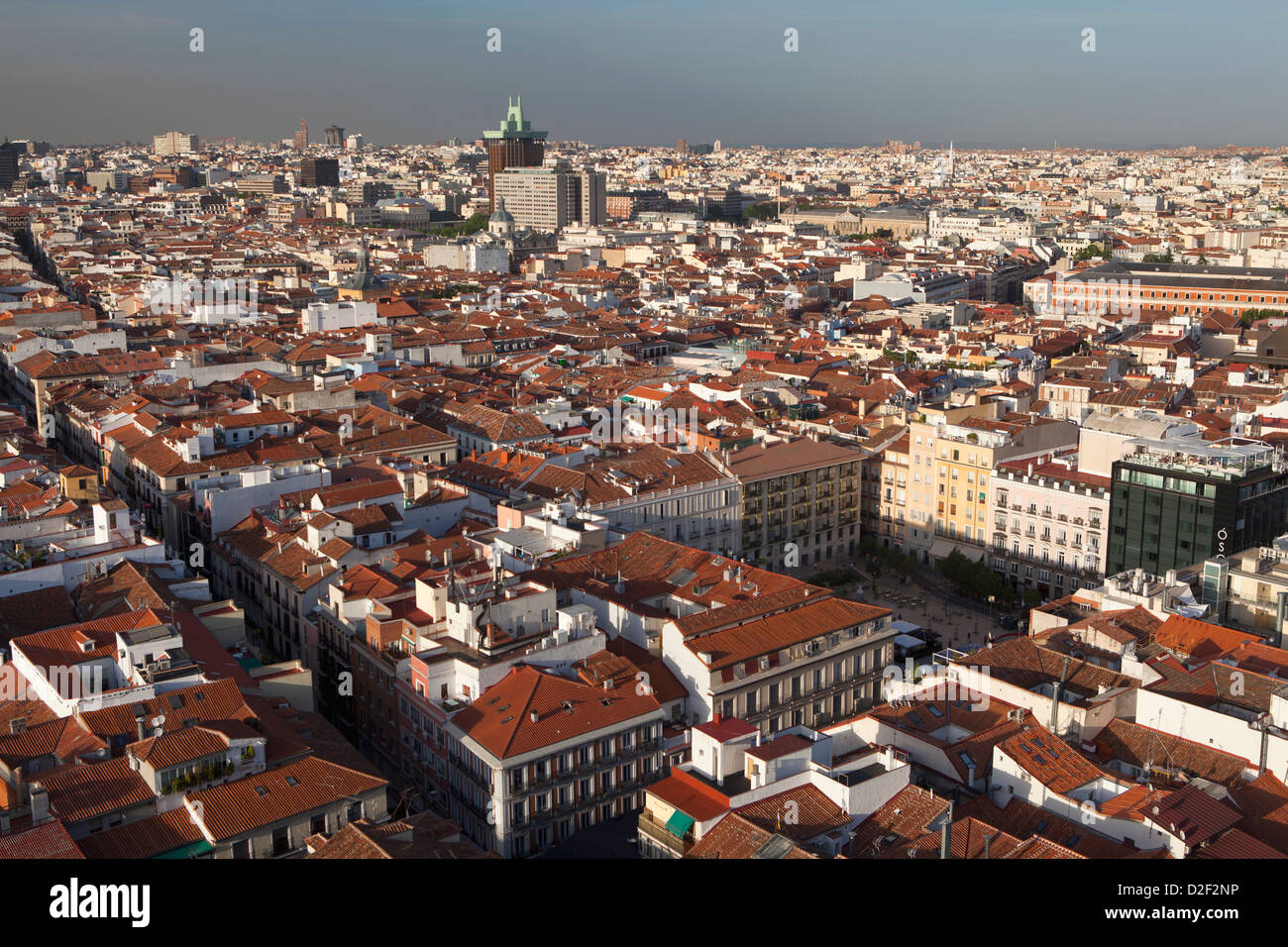 Madrid aerial view map hi-res stock photography and images - Alamy