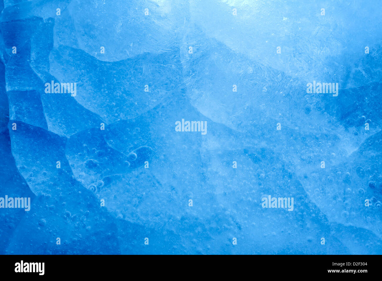 Blue ice closeup background texture Stock Photo - Alamy