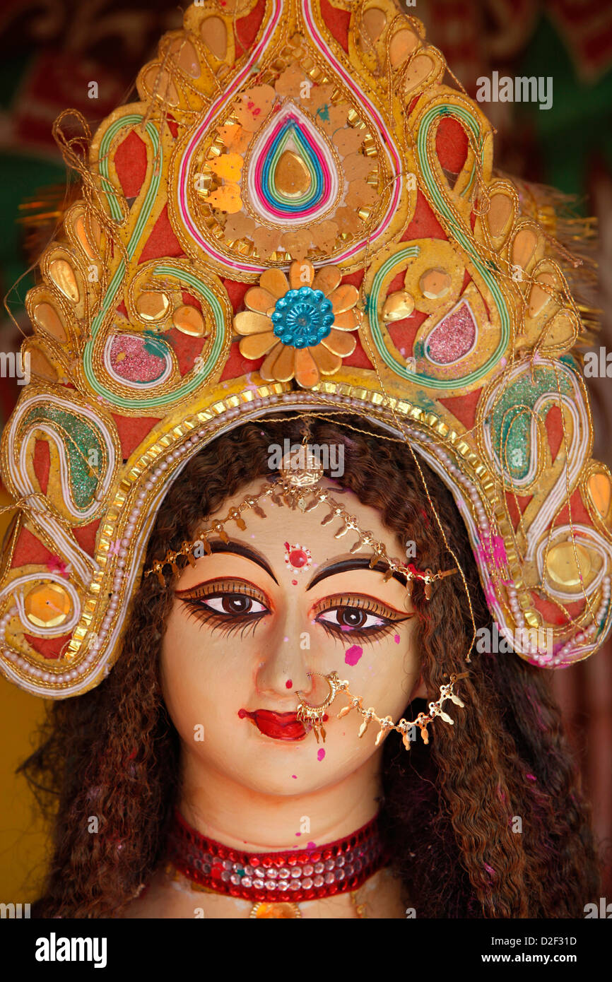 Hindu goddess Radha (Krishna's companion) Goverdan. India Stock Photo ...