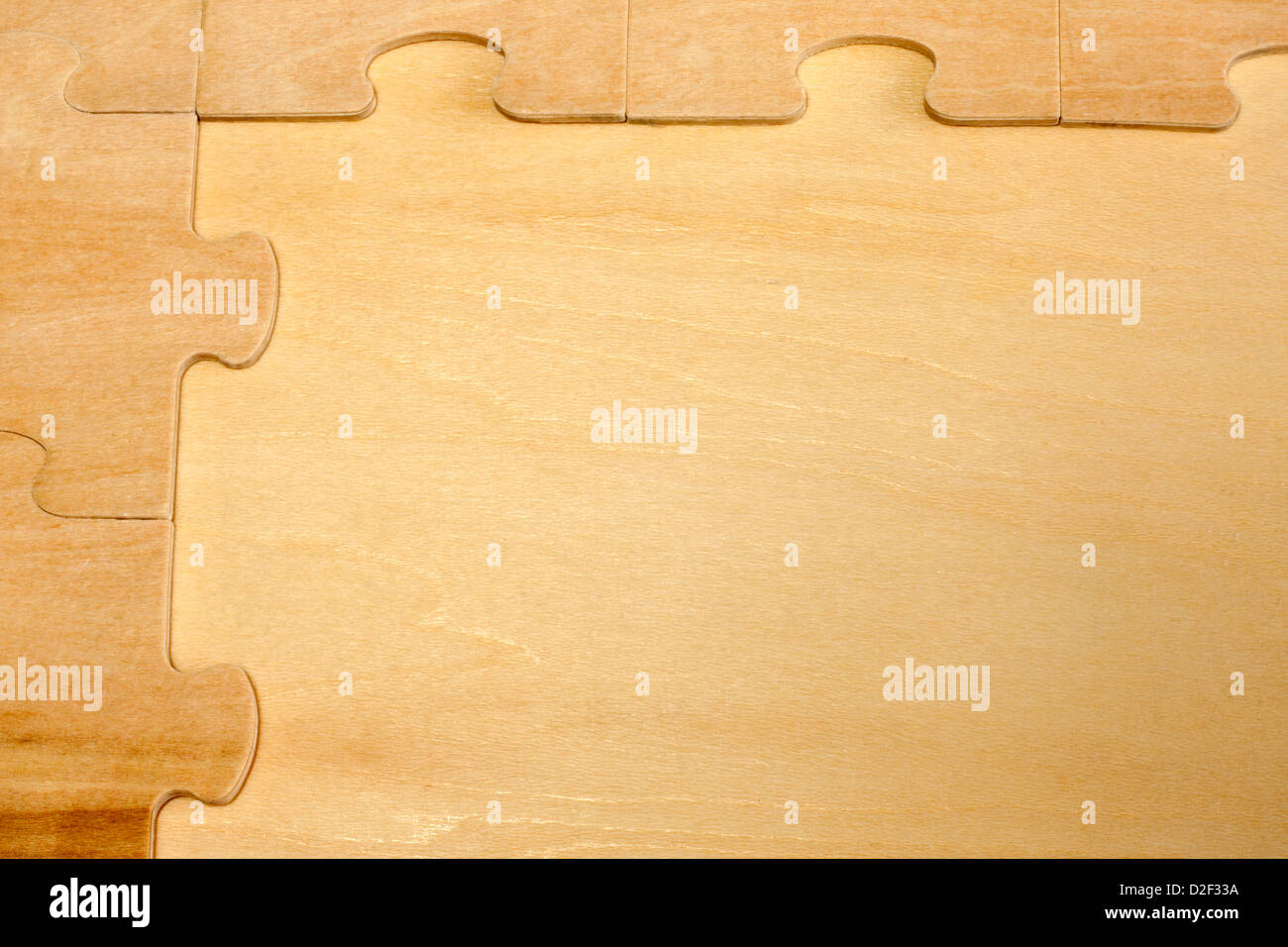 Puzzle on wooden boards abstract background concept Stock Photo - Alamy